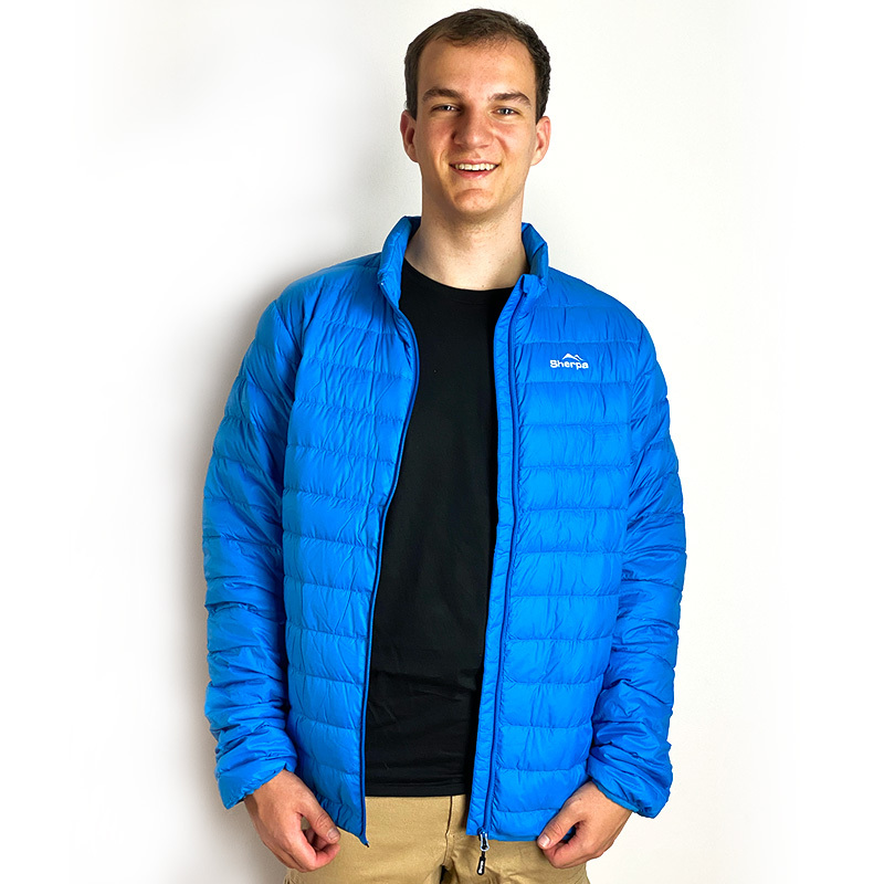 Sherpa Men's Lightweight 650+ Down Jacket Cobalt Blue L